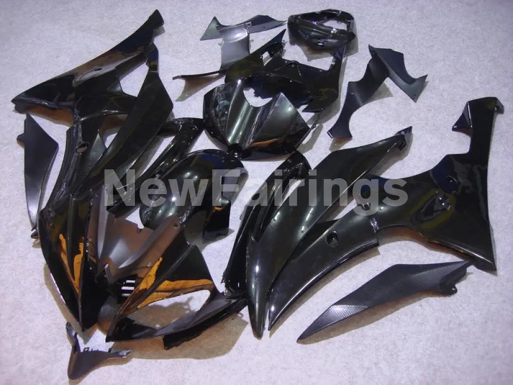 All Gloss Black No Decals YZF R6 08 16 Fairing Kit for Selective Buying ...