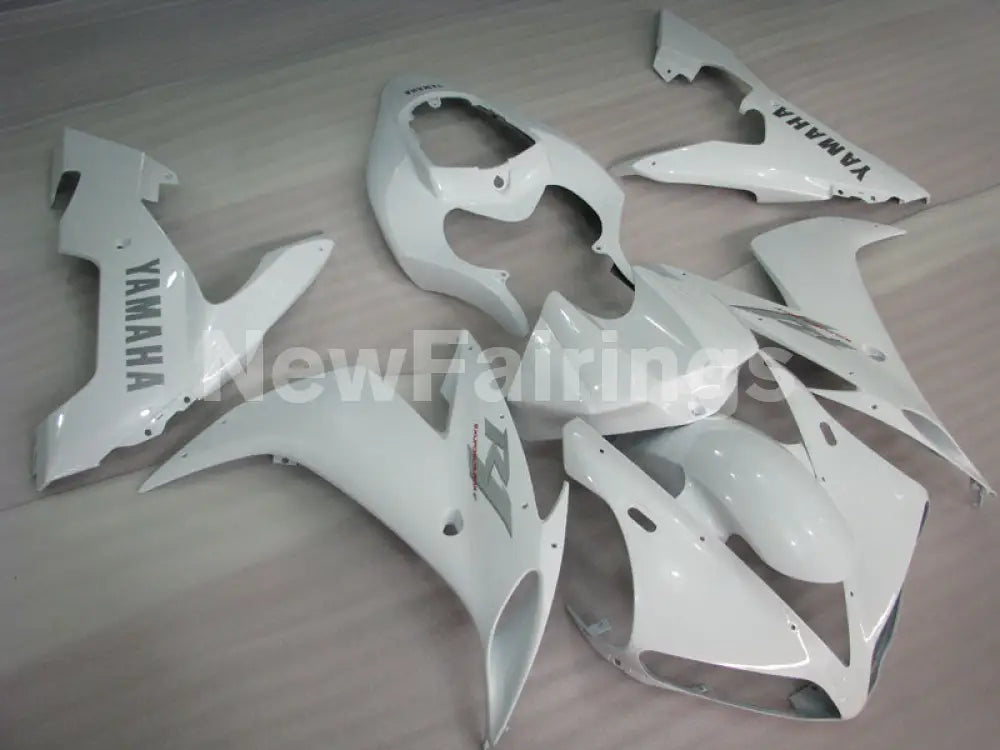 All White Factory Style YZF-R1 Fairing Kit 04-06 – NewFairings