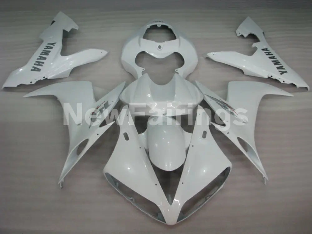 All White Factory Style YZF-R1 Fairing Kit 04-06 – NewFairings