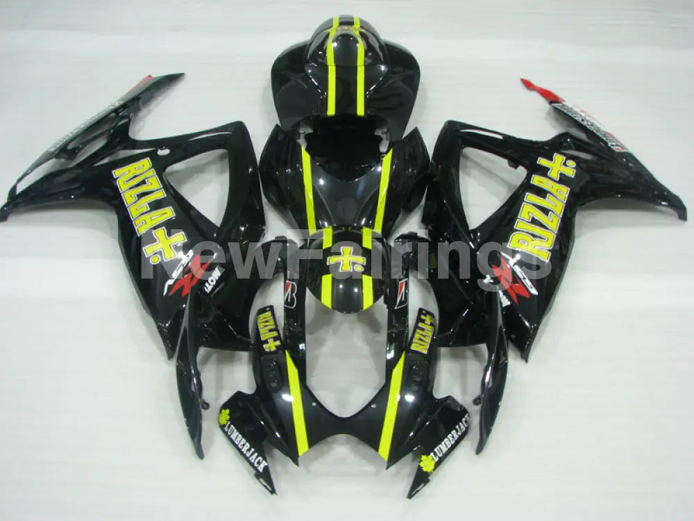 Black and Yellow Rizla - GSX-R750 06-07 Fairing Kit | OEM Grade ABS ...