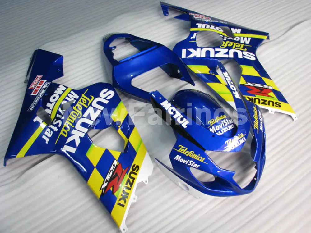 Enhance your ride with the high-quality Blue and Yellow Movistar - GSX ...