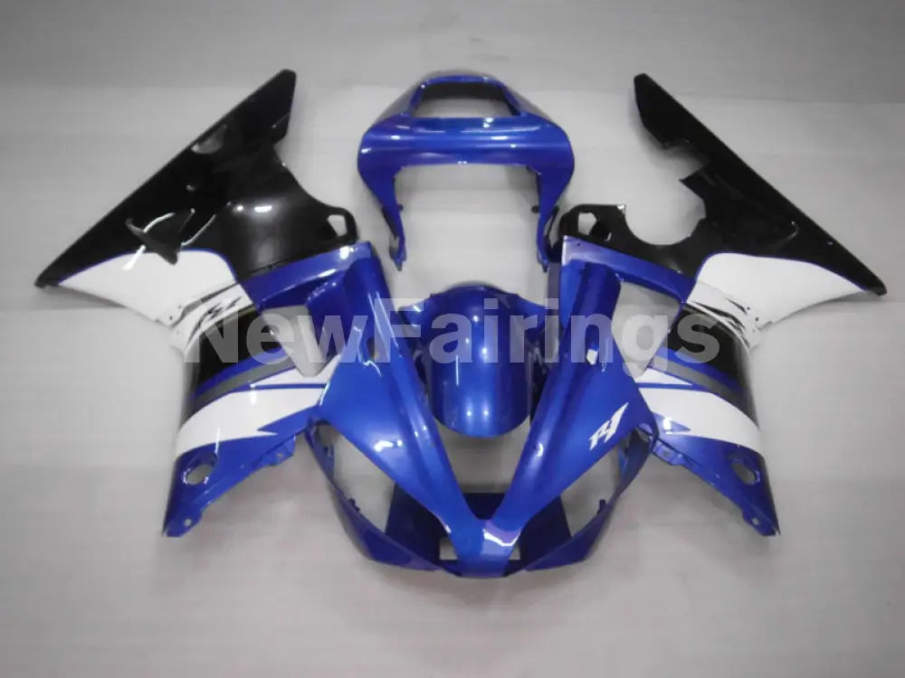 Blue White and Black YZF-R1 Fairing Kit 00-01 – NewFairings