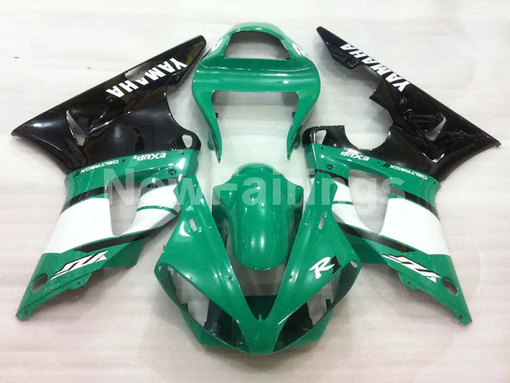 Heartfelt Green and Black YZF-R1 Fairing Kit – NewFairings