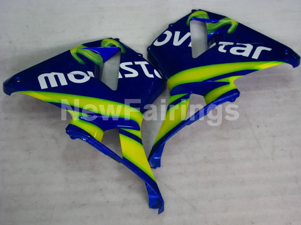 Transform Your Ride: Genuine Green and Blue Movistar CBR600RR Fairing ...