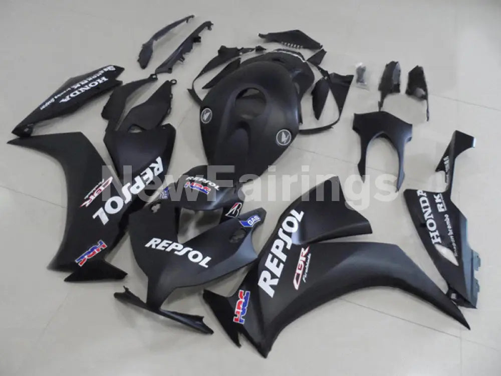 Transform Your CBR1000RR with Matte Black Repsol Fairing Kit - Genuine ...