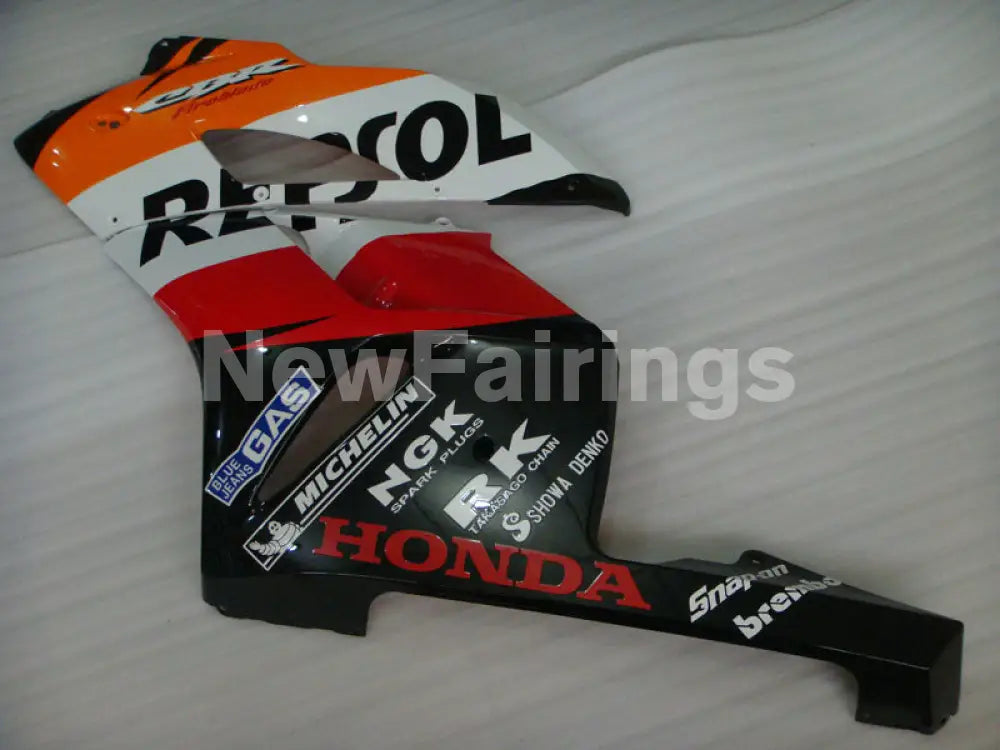 Premium Orange Red Black Repsol Fairing Kit - Enhance your CBR1000RR 04 ...