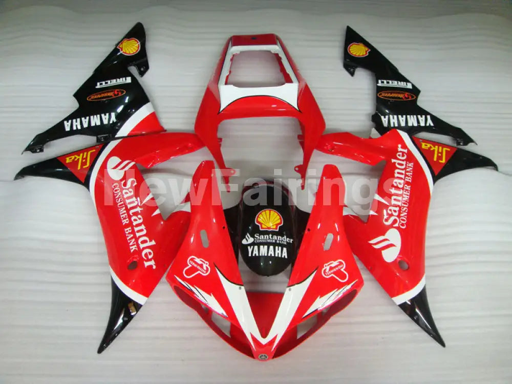Red and Black Santander YZF-R1 Fairing Kit for 02-03 – NewFairings