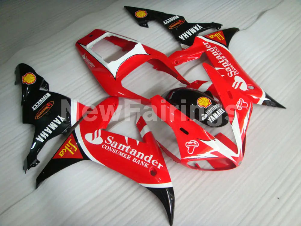 Red and Black Santander YZF-R1 Fairing Kit for 02-03 – NewFairings