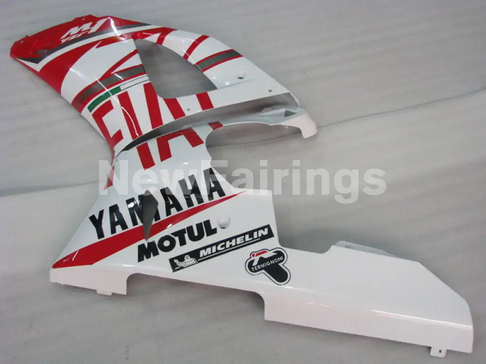Red and White FIAT YZF-R1 Fairing Kit for 00-01 – NewFairings