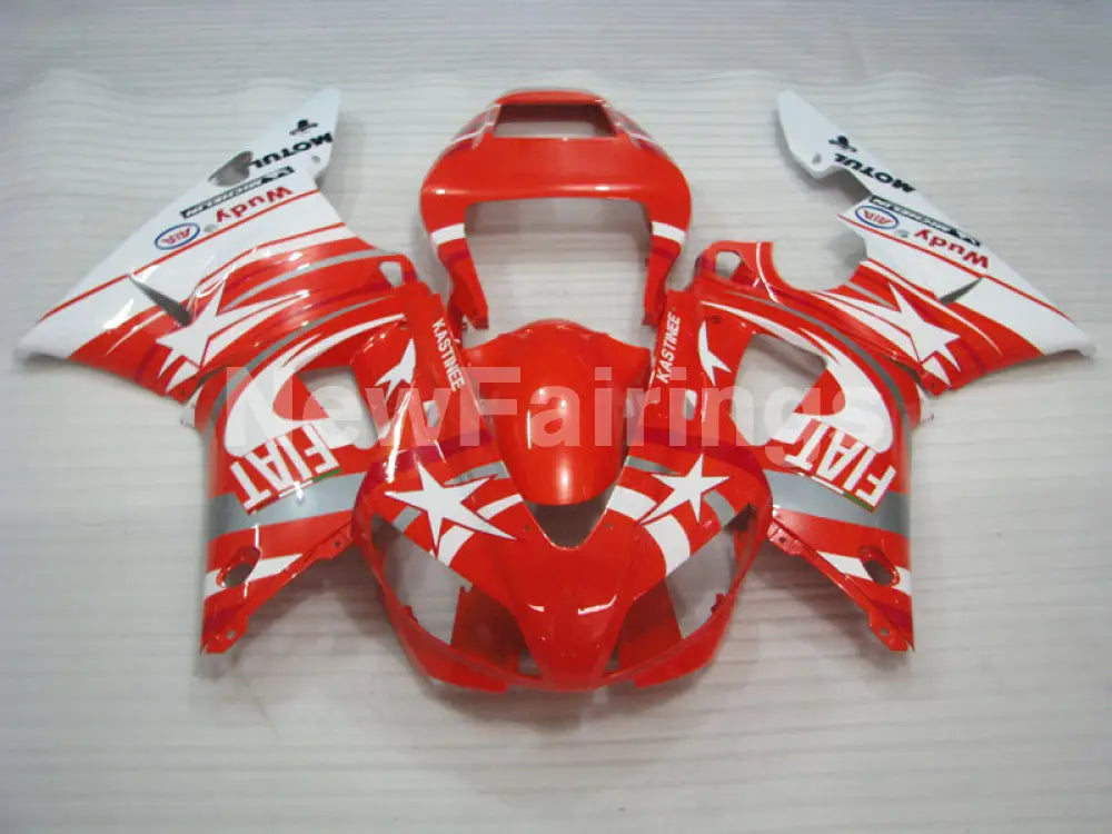 Heartfelt Red and White FIAT YZF-R1 Fairing Kit – NewFairings