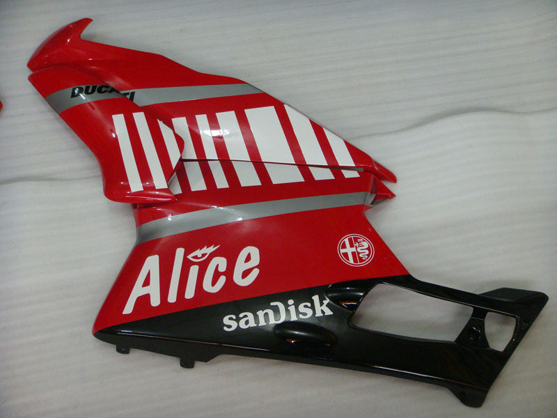 Red and Black Alice Ducati Fairing Kit for 749 999 0506 – NewFairings