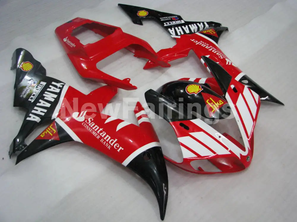 Heartfelt Red Black Santander YZF-R1 Fairing Kit – NewFairings