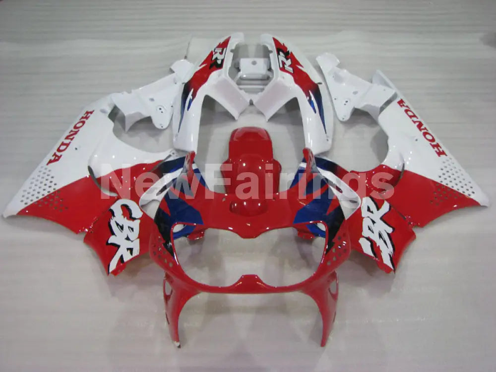Revive Your Ride with Genuine White and Red Blue Factory Style Fairing ...