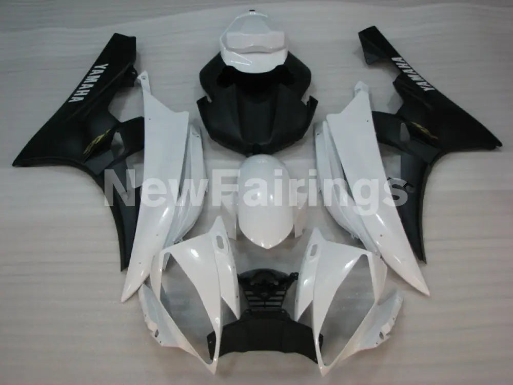 White Matte Black YZF R6 Fairing Kit for Selective Buying – NewFairings