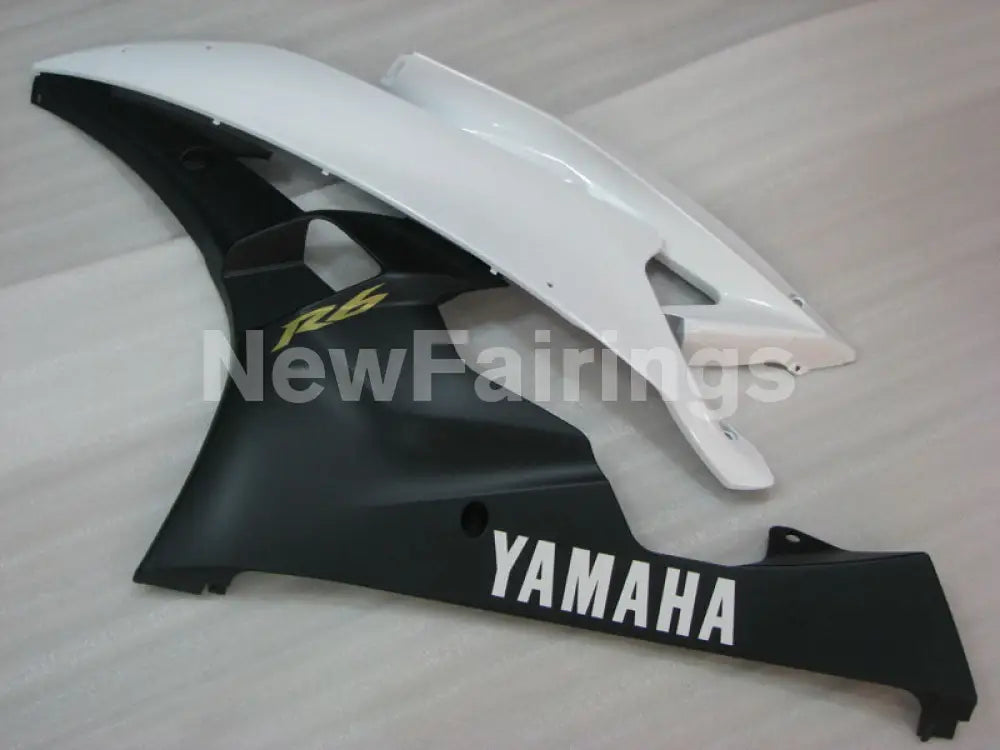 White Matte Black YZF R6 Fairing Kit for Selective Buying – NewFairings
