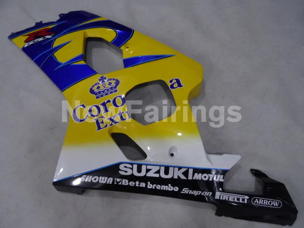 Transform Your GSX-R600 04-05 with Yellow Blue Corona Fairing Kit ...
